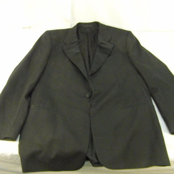 Jackets & Coats | Louis Roth Sartorial Men Black Blazer One Button ...
